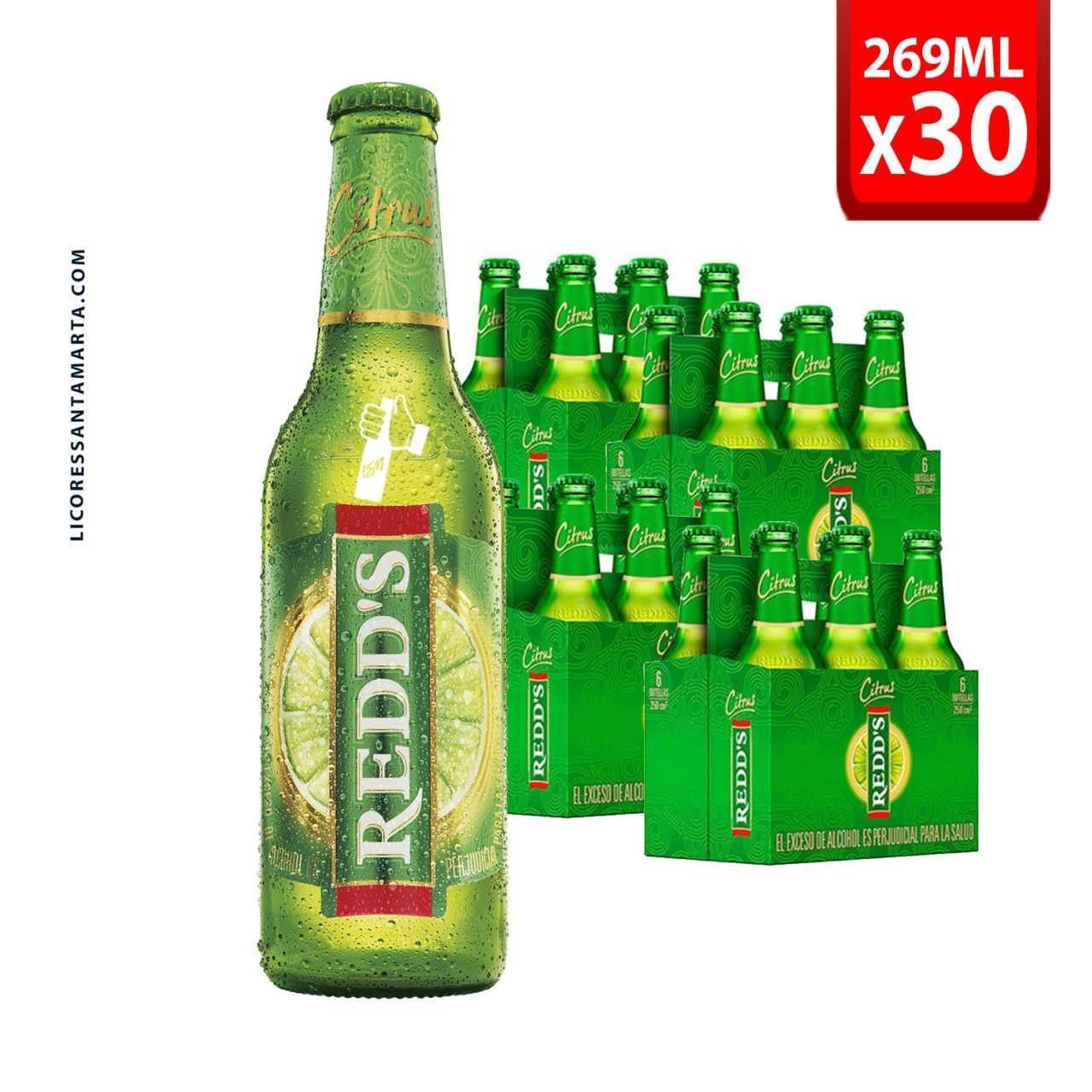REDD`S BOTELLA 30 uds. – Licores Santa Marta
